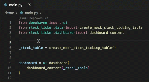 Python Remote File Sourcing | Deephaven